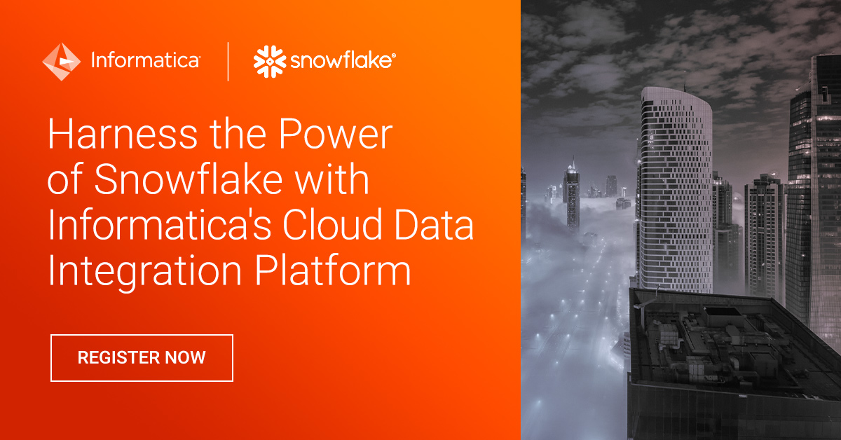 Data Warehouse Modernization Virtual Lab for Snowflake | Informatica ...