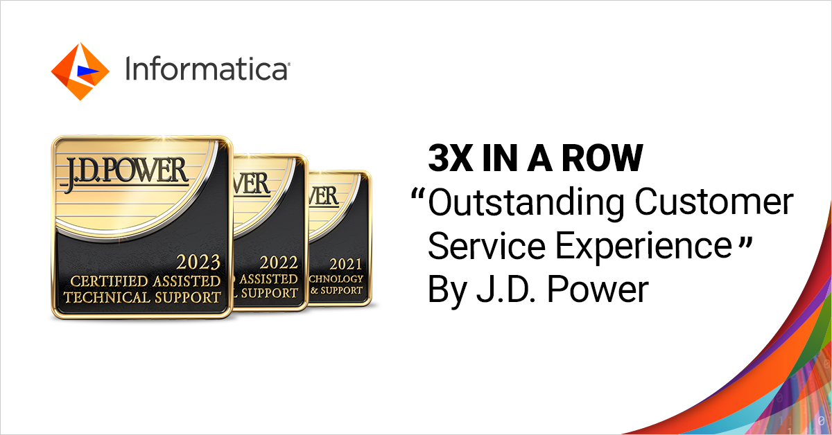 Informatica Earns an “Outstanding Customer Service Experience” by J.D ...